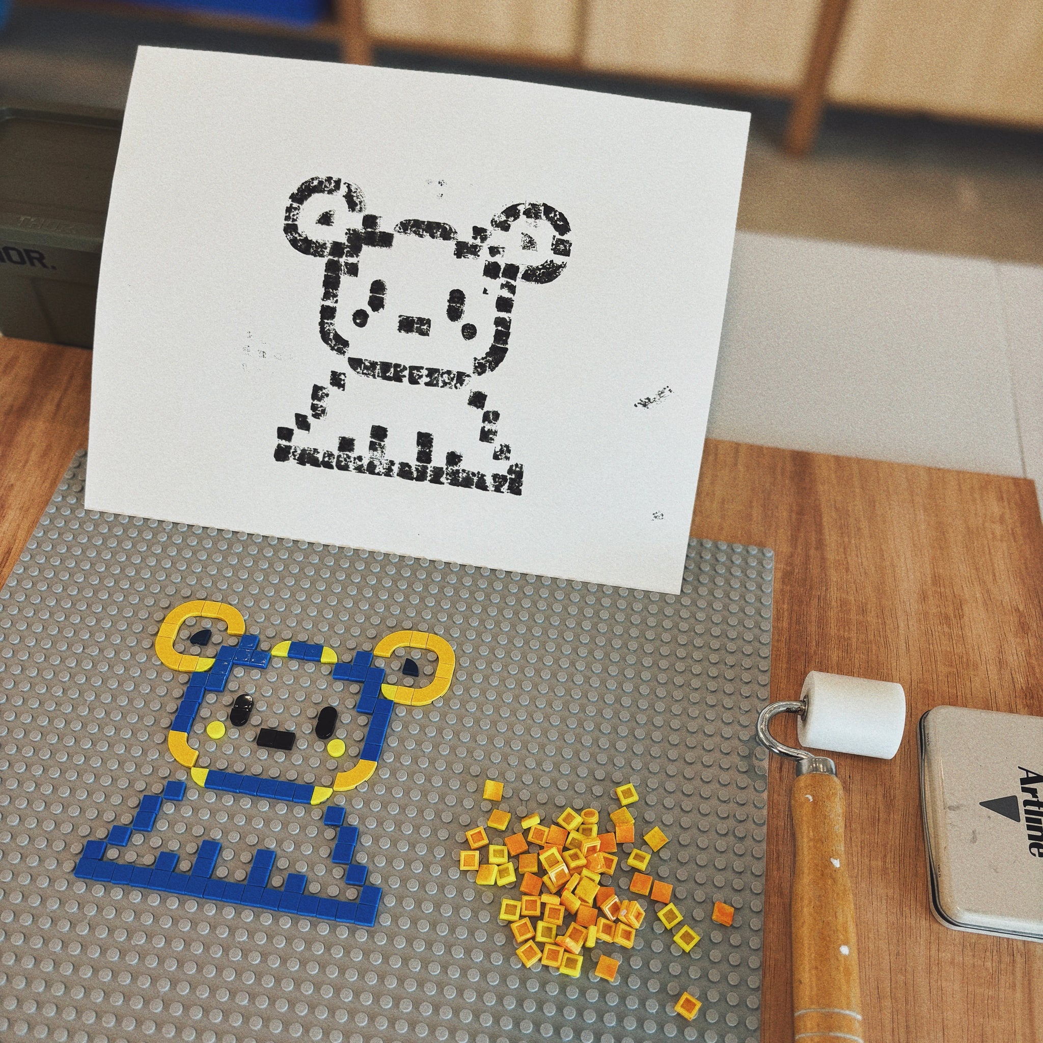 Lego printmaking store