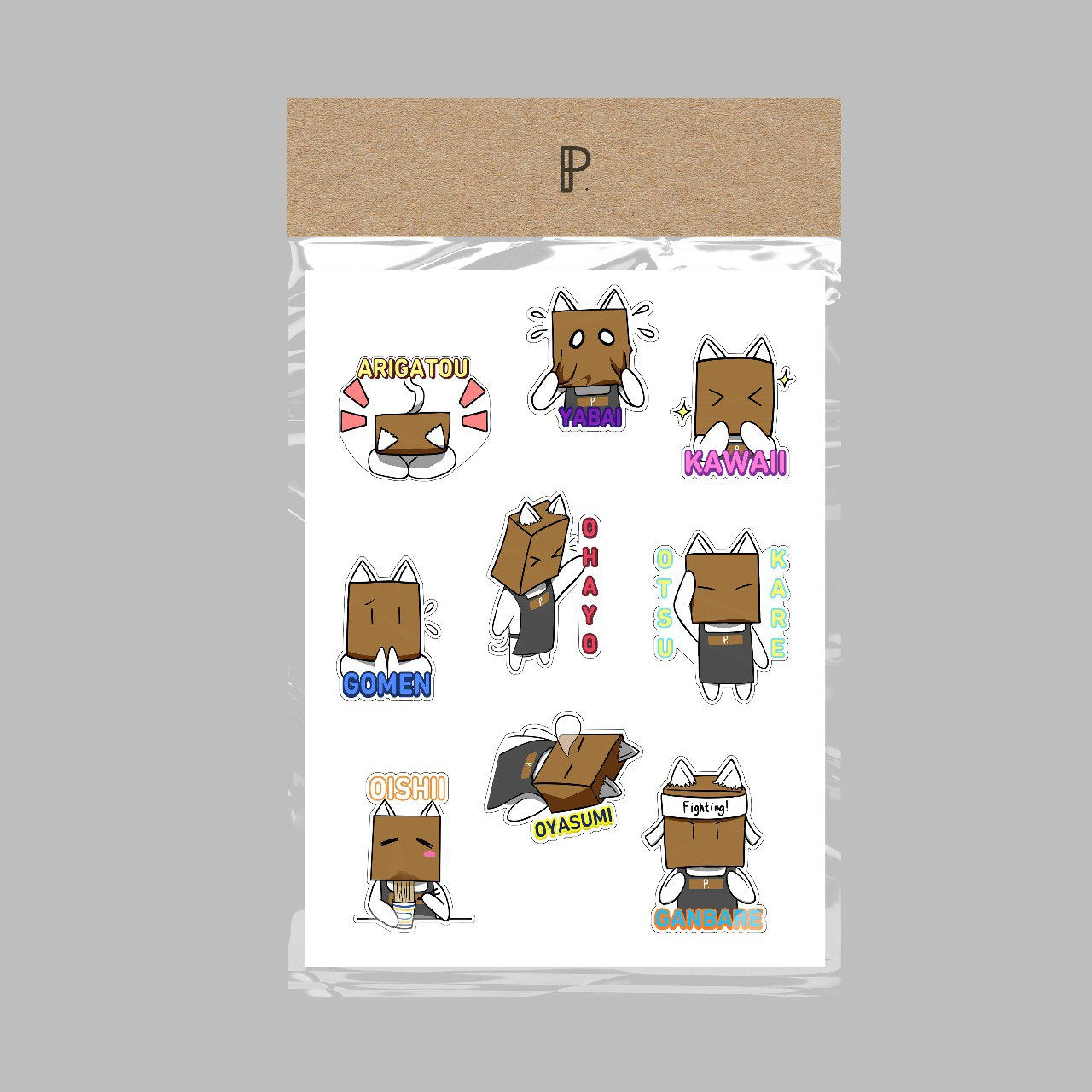 Neko Mascot Sticker – Printnmatters